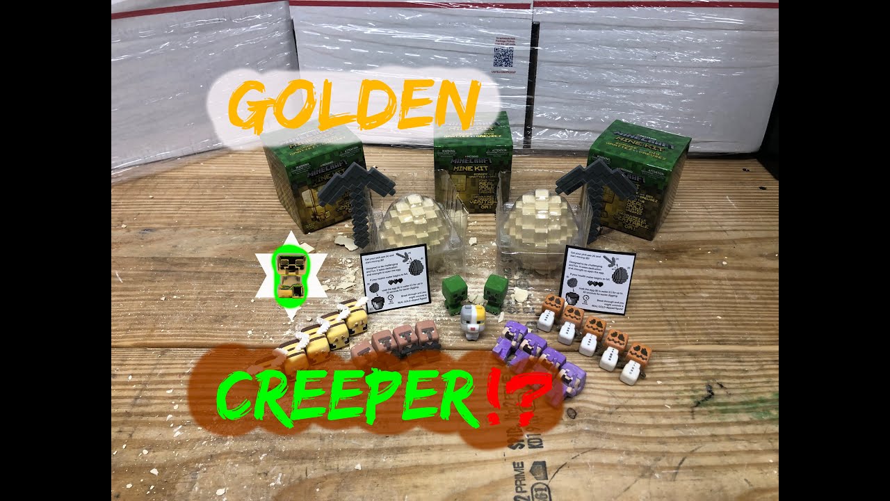 Is The Golden Creeper Real!? MINECRAFT Mine Kit | Part 12 - YouTube