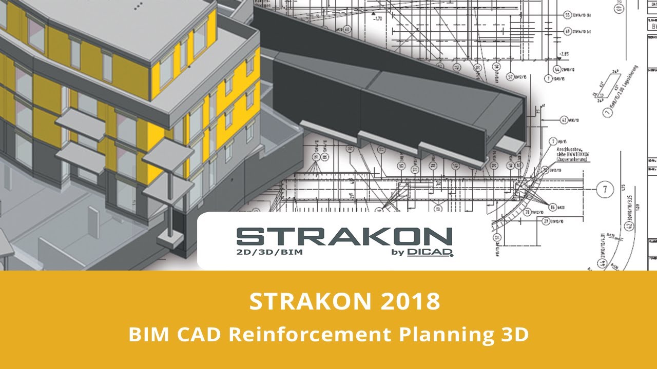 STRAKON 2020 - BIM CAD Reinforcement Planning 3D - YouTube