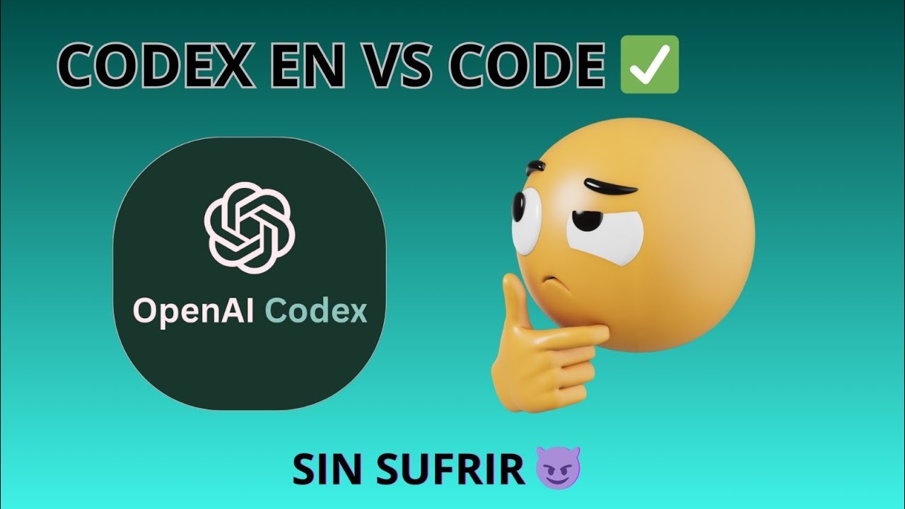 Cómo conectar OpenAI Codex en VS Code - YouTube
