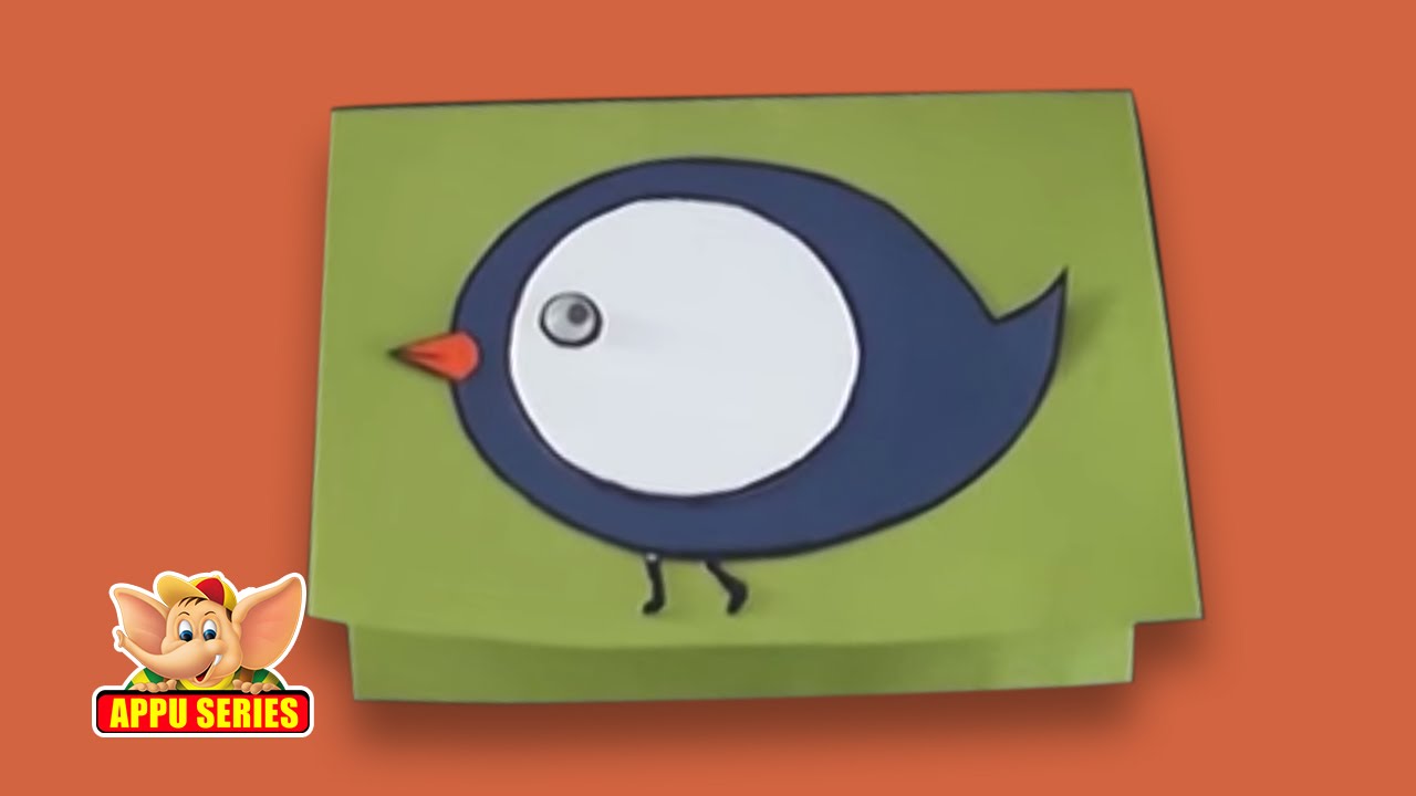 Arts & Crafts - Learn to Make a Bird Greeting Card - YouTube