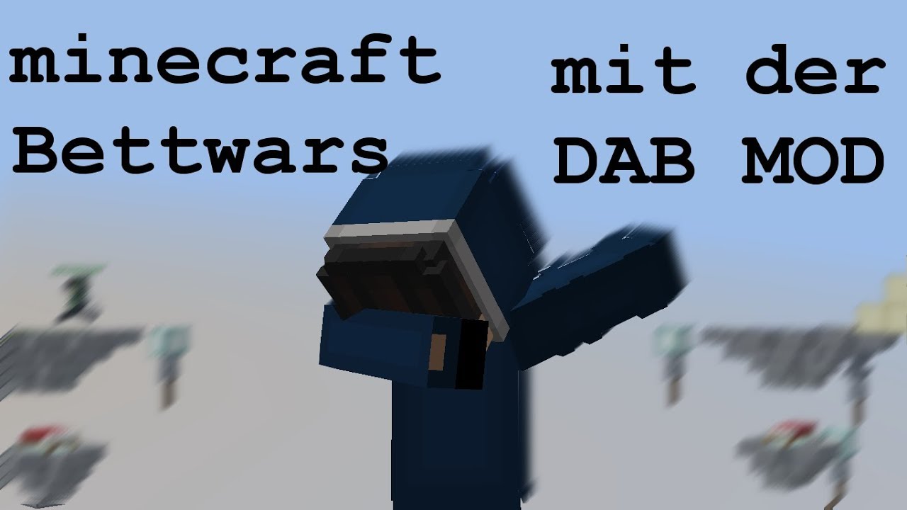 Minecraft BedWars| Ultra Block save!!! mit der DAB MOD Challenge ...