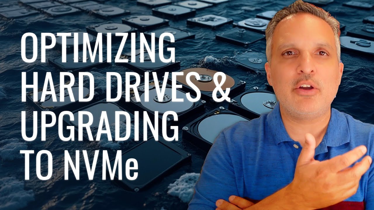 Optimizing hard drives and upgrading to NVMe - YouTube