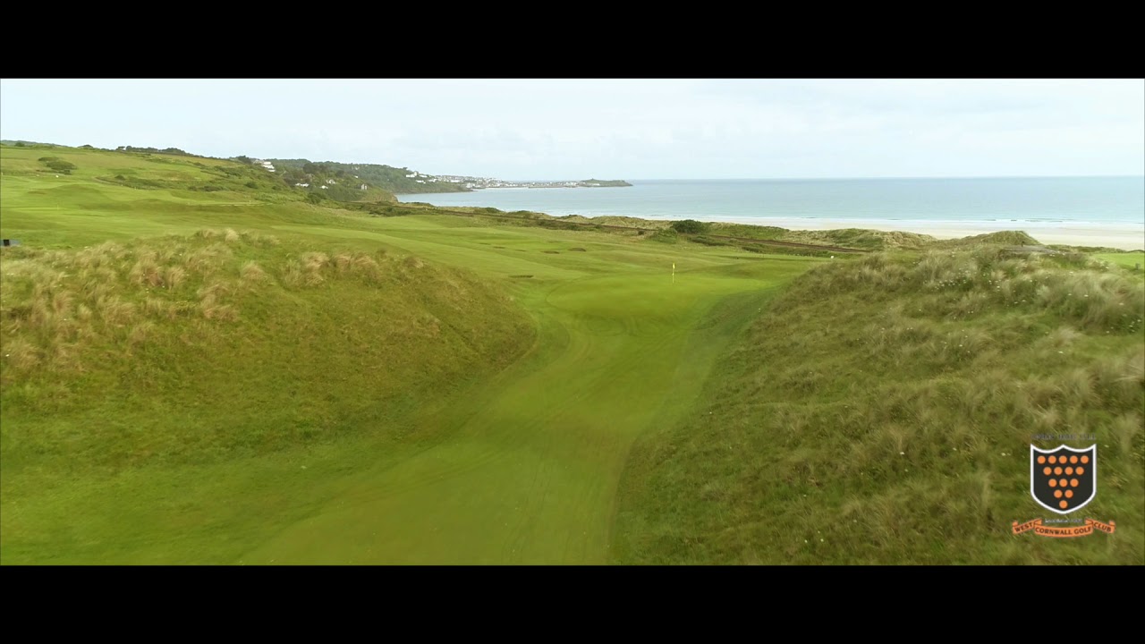 West Cornwall Golf Club 2nd Hole - YouTube