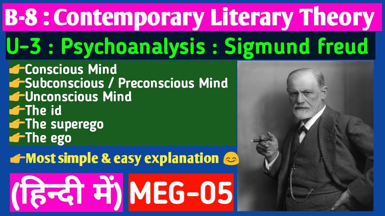 Sigmund freud : Psychoanalysis(Conscious /Subconscious /Unconscious ...