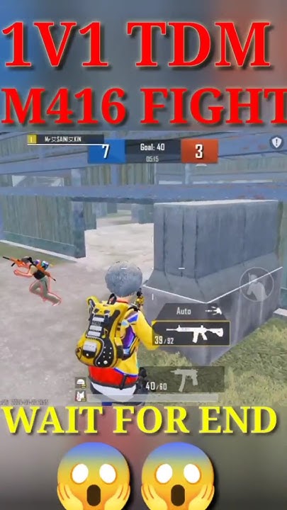M416 TDM CHALLENGE 😱| BGMI TDM SHORT INTENSE GAMEPLAY M416 FIGHT|| #bgmi #viral #shorts - YouTube