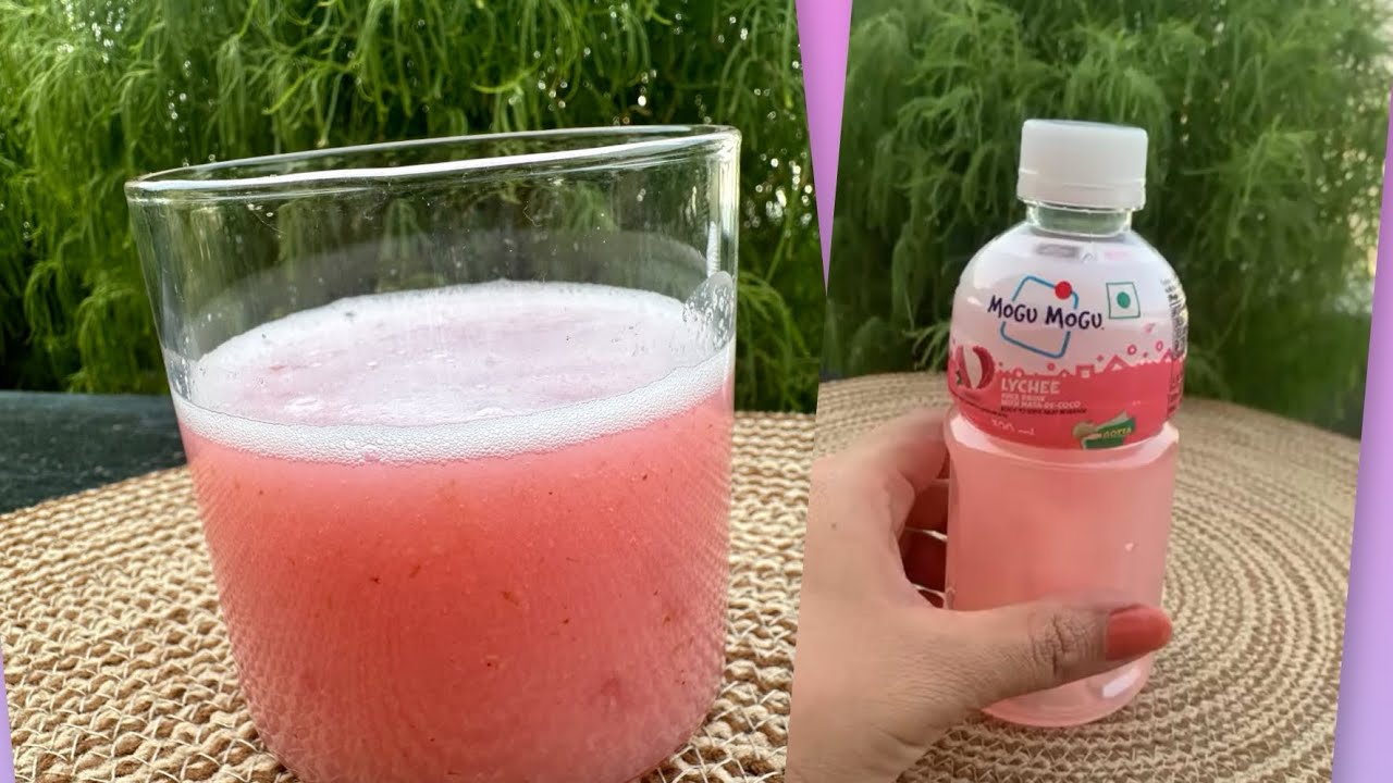 Home made MOGU MOGU no artificial colour no preservatives kids favourite drink - YouTube