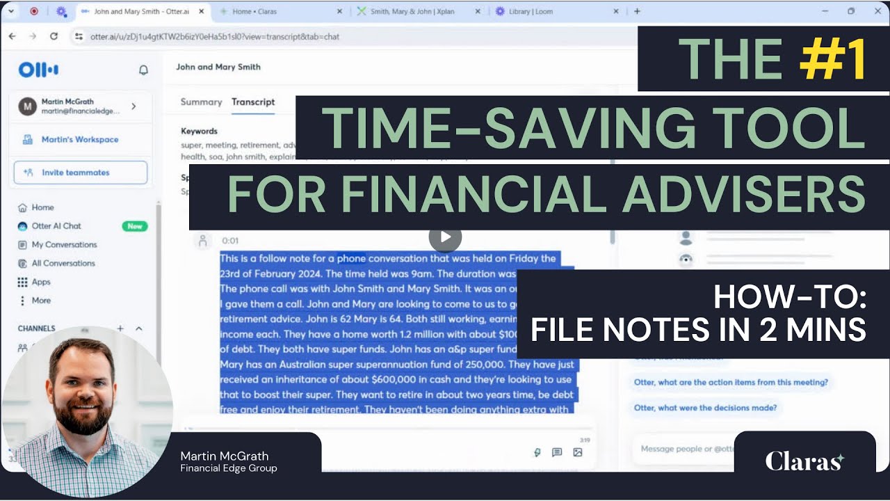 File Notes in less than 2 Minutes? Claras.ai walkthrough - YouTube