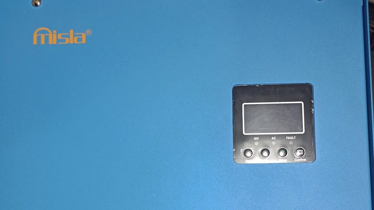 unboxing Misla 3kw 24v hybrid offgrid inverter - YouTube