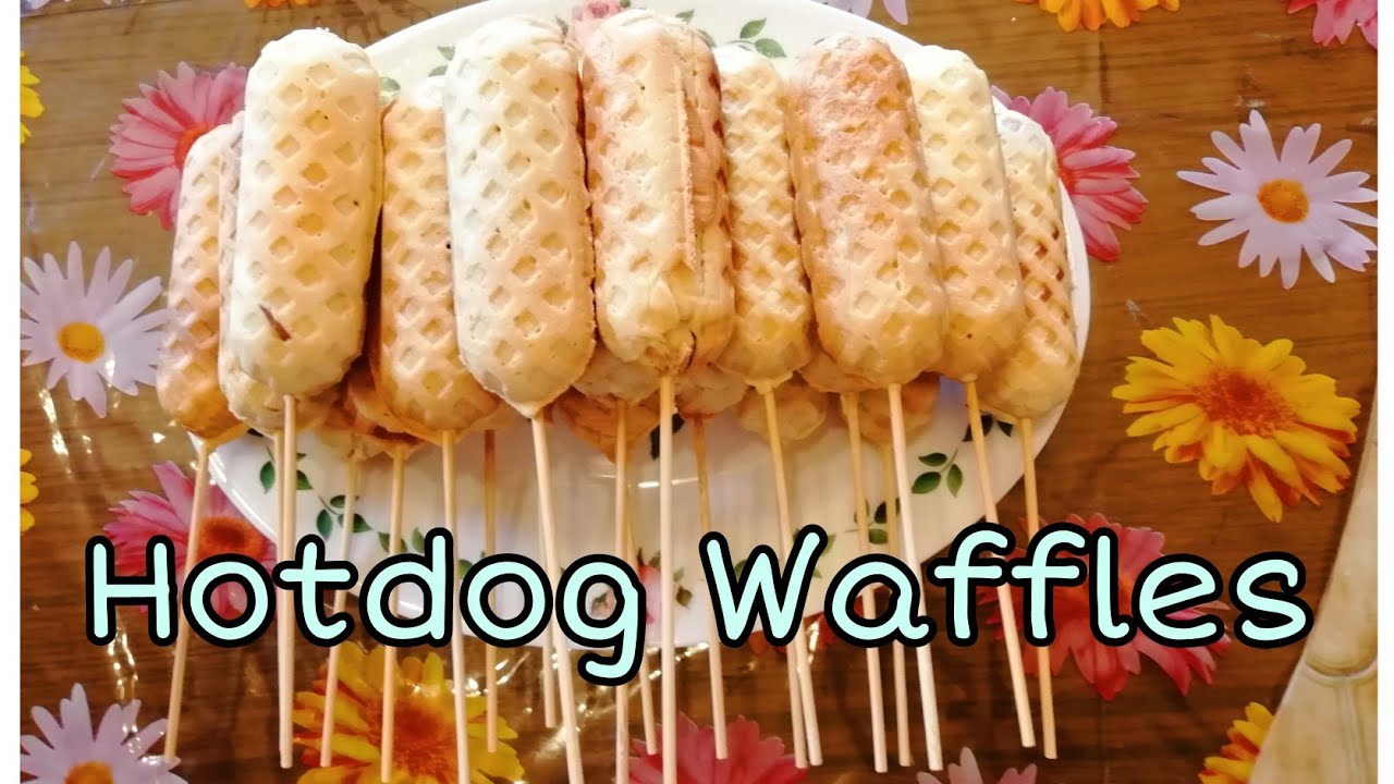 Hotdog Waffles Annina's Kitchen|Vlog01 - YouTube