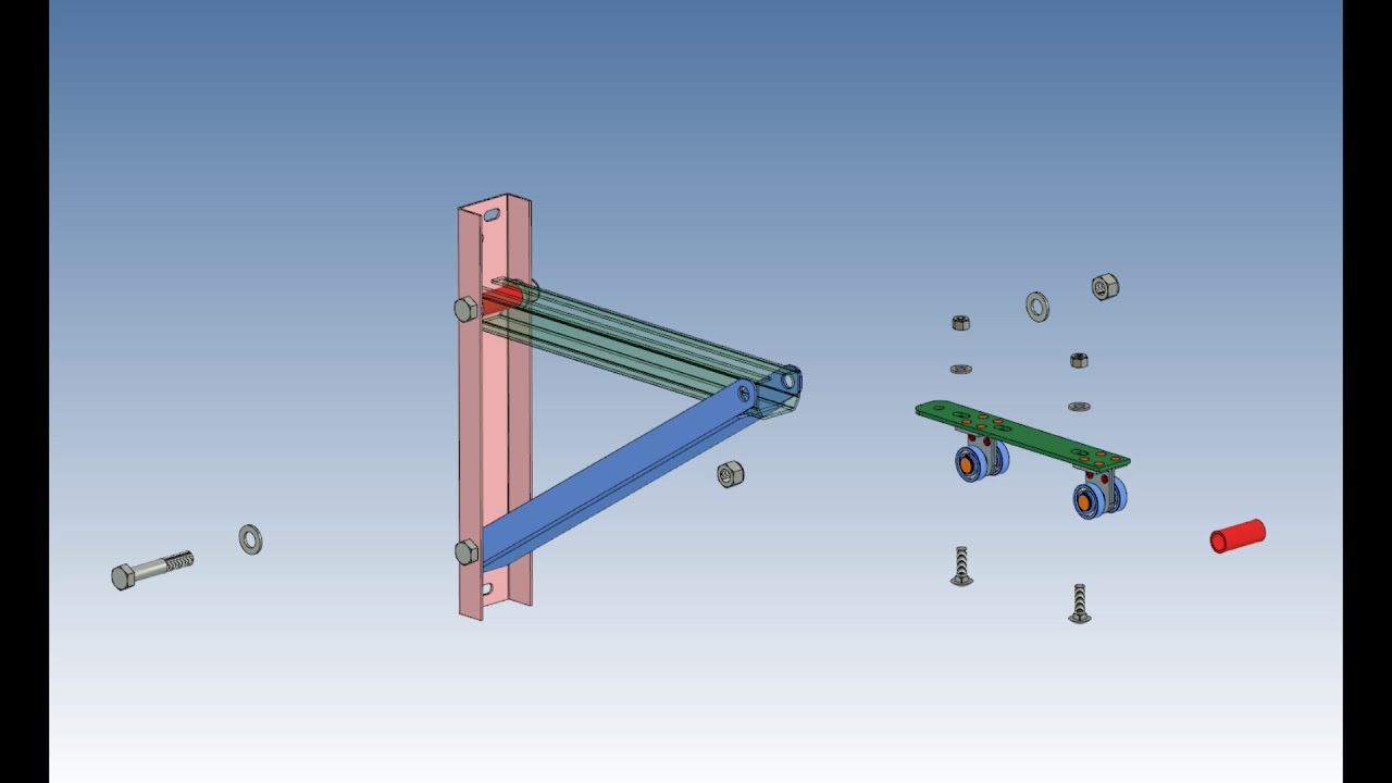 MS75 Sliding Bracket 3D assembling instructions - YouTube