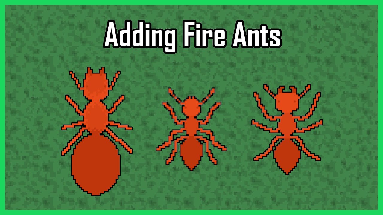 Adding a new species to my ant game! | Devlog #5 - Ant Warfare - YouTube