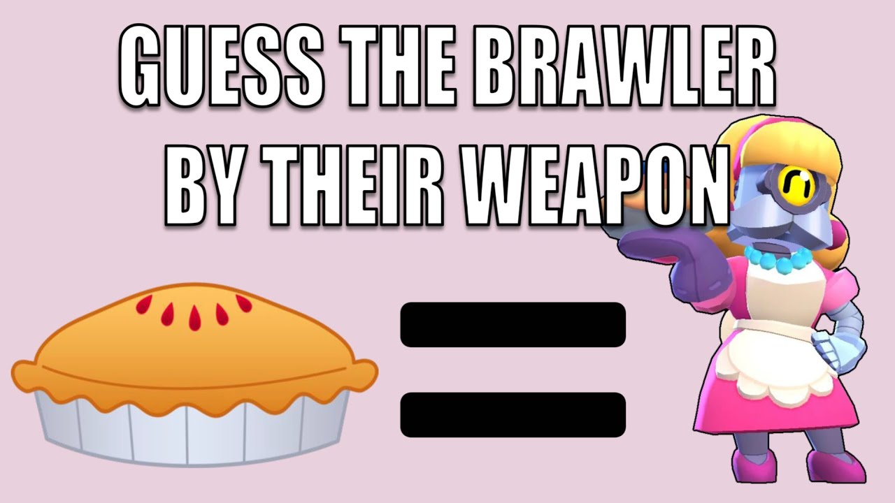 Guess The Brawler Quiz | Weapon Edition - YouTube