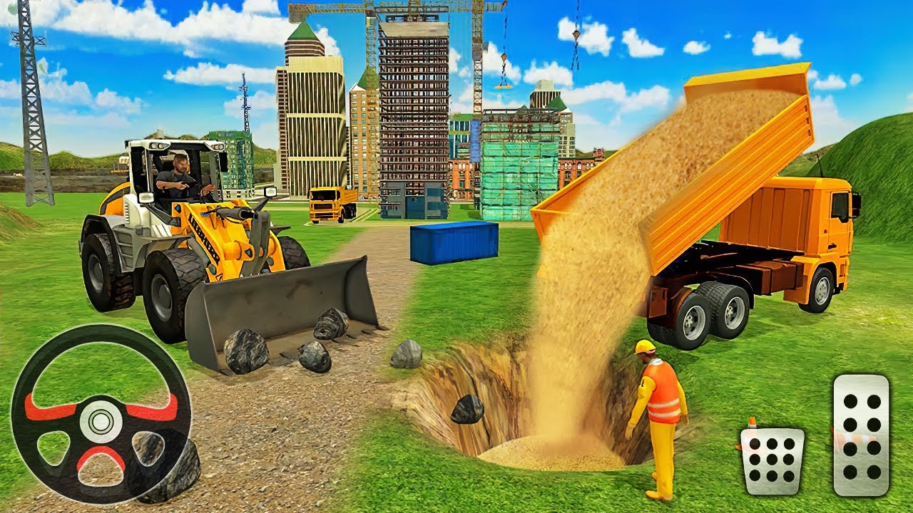 Mega Machines Construction Simulator 2018 - Highway Tunnel Construction ...
