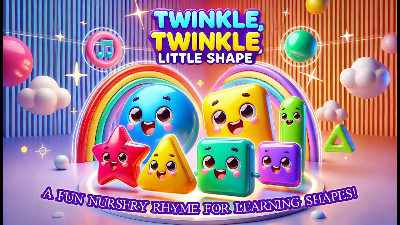 Twinkle, Twinkle, Little Shape | A Fun Nursery Rhyme for Learning ...