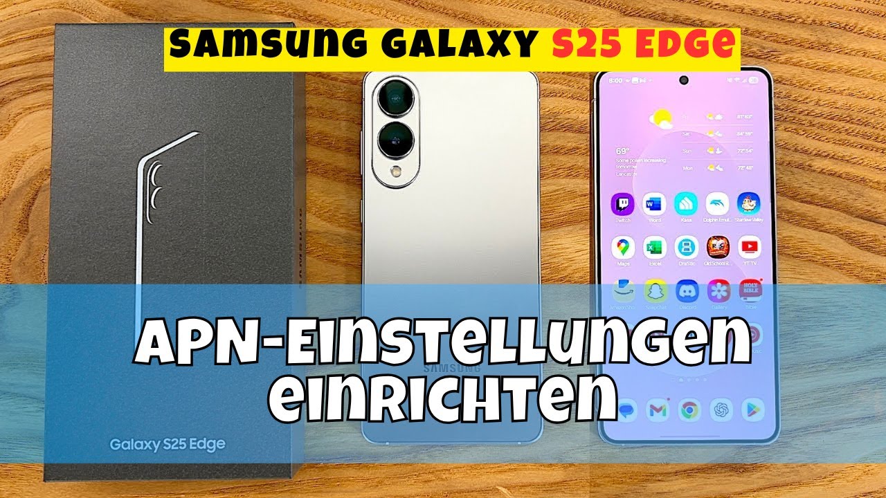 APN-Einstellungen einrichten samsung galaxy s25 edge - YouTube