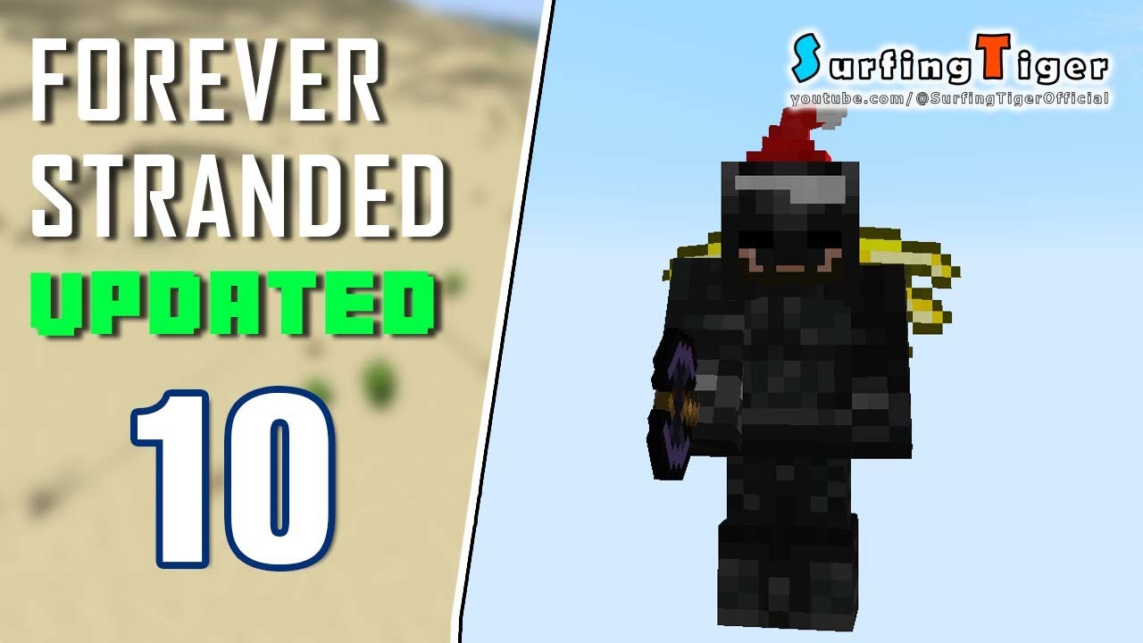 Forever Stranded UPDATED Minecraft E10 - ANGEL RING & NEW ARMOR - YouTube
