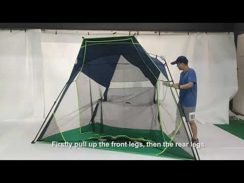 Golf Tent Set Up OUTDOORS PROFESSIONALS - YouTube