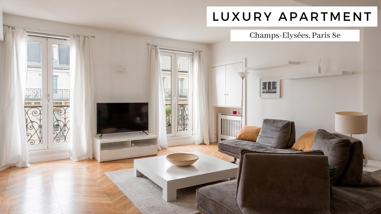 Furnished Paris Apartment For Rent 2 Bedrooms | Champs-Elysées 8th ...