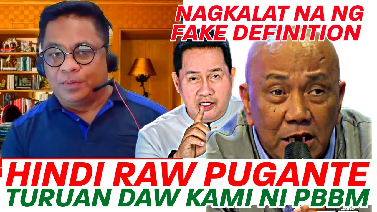 INUTUSAN NI JAY SONZA ANG PANGULO NA ITURO ANG DEFENITION NG PUGANTE SA ...