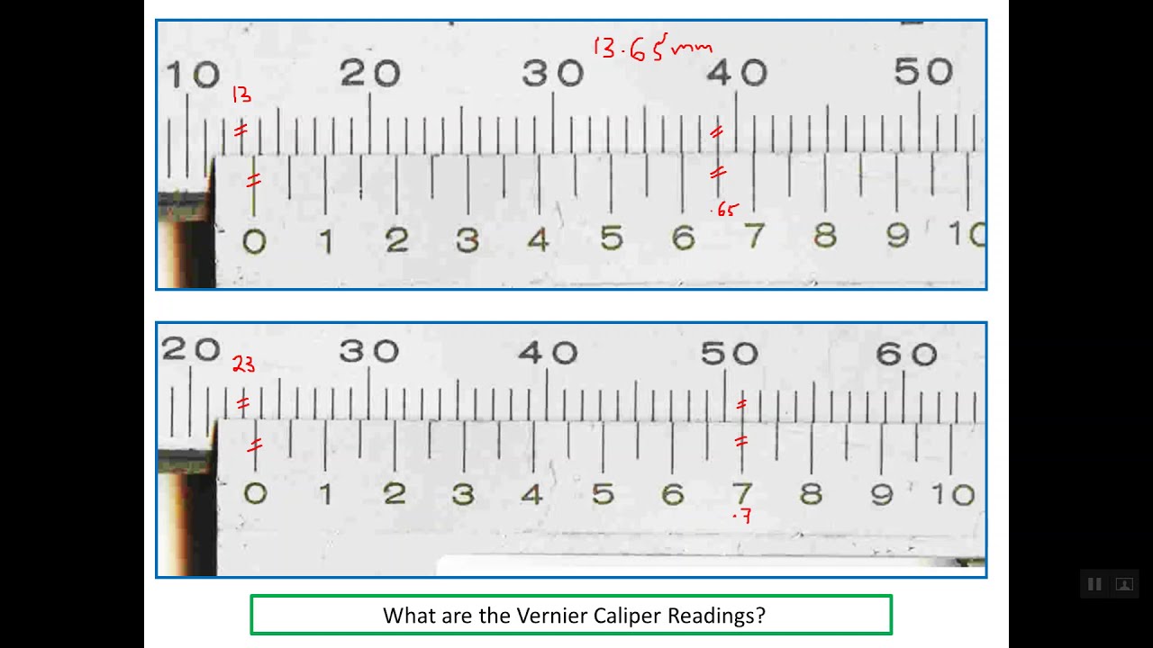 8 Reading Metric Vernier Caliper With 0 05 Mm Resolution Least Count