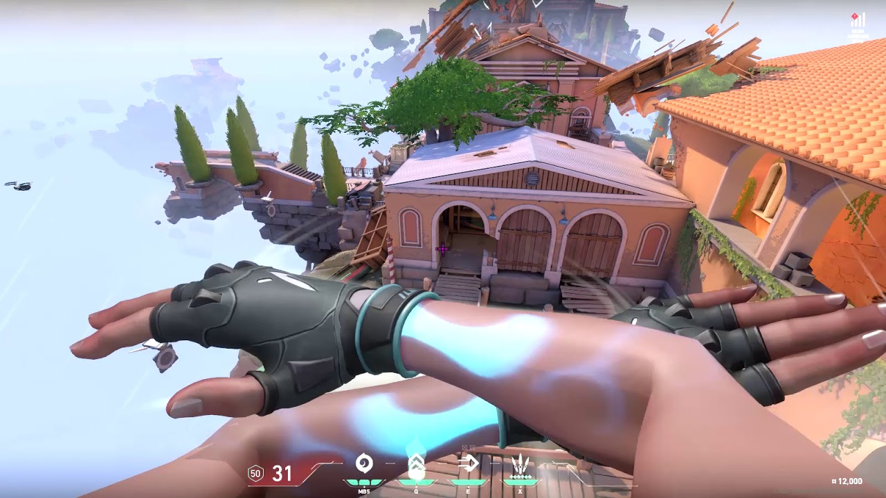 Valorant | Jett | Flying to other floating buildings - YouTube