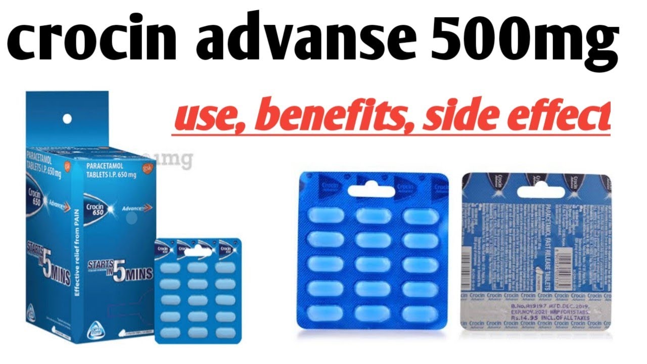 Crocin Advance Tablet ke fayde or nuksaan || Crocin Advance Uses ...