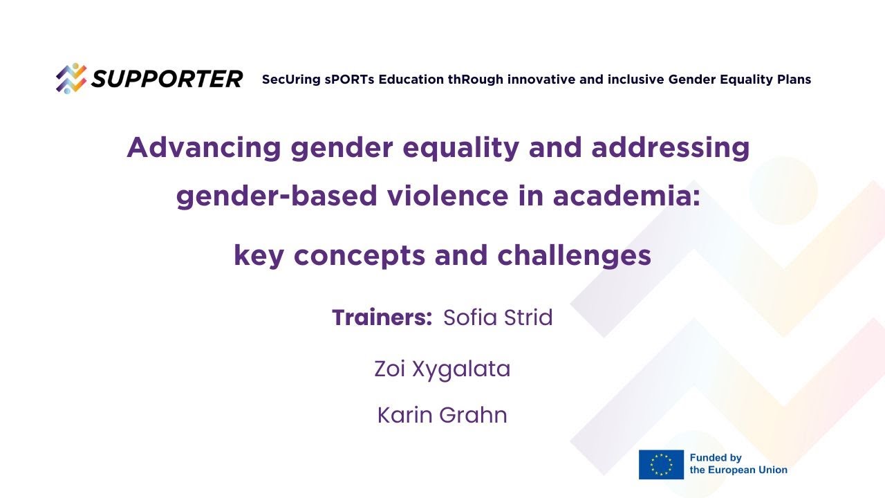 Advancing gender equality & addressing gender-based violence in ...