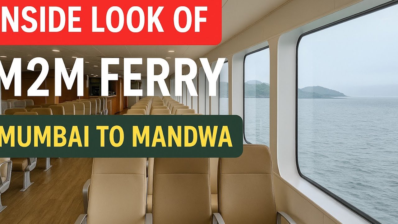 Inside M2M Ferry 🚢 Mumbai to Mandwa Sea Journey! - YouTube