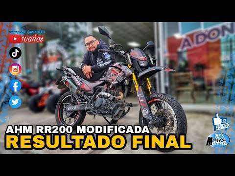 AHM RR200 MODIFICADA SUPER MOTO - MOTOSGT94 - GUATEMALA 🇬🇹 - OTTO ...