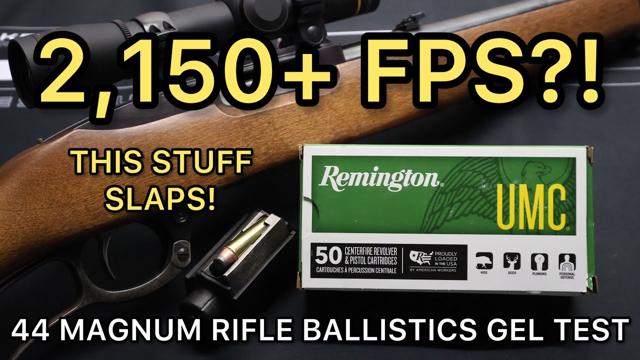 RAW POWER!! 44 Magnum 180gr JSP Remington UMC Ballistics Gel Ammo Test ...