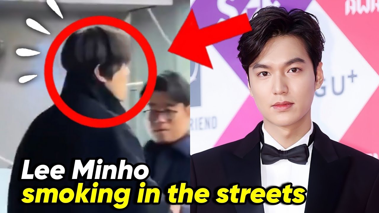 Lee Minho seen smoking in the streets of Korea - YouTube