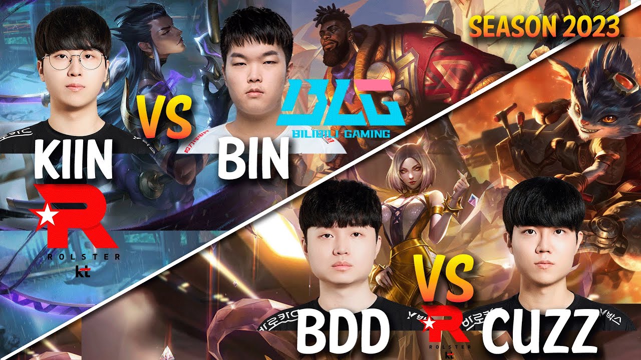 KT Kiin vs BLG Bin | KT BDD vs KT Cuzz - Patch 13.18 KR Ranked - YouTube