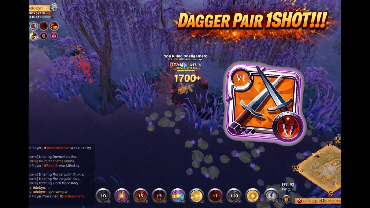 Albion Online | Dagger Pair 1 Shot! | n.3 - YouTube