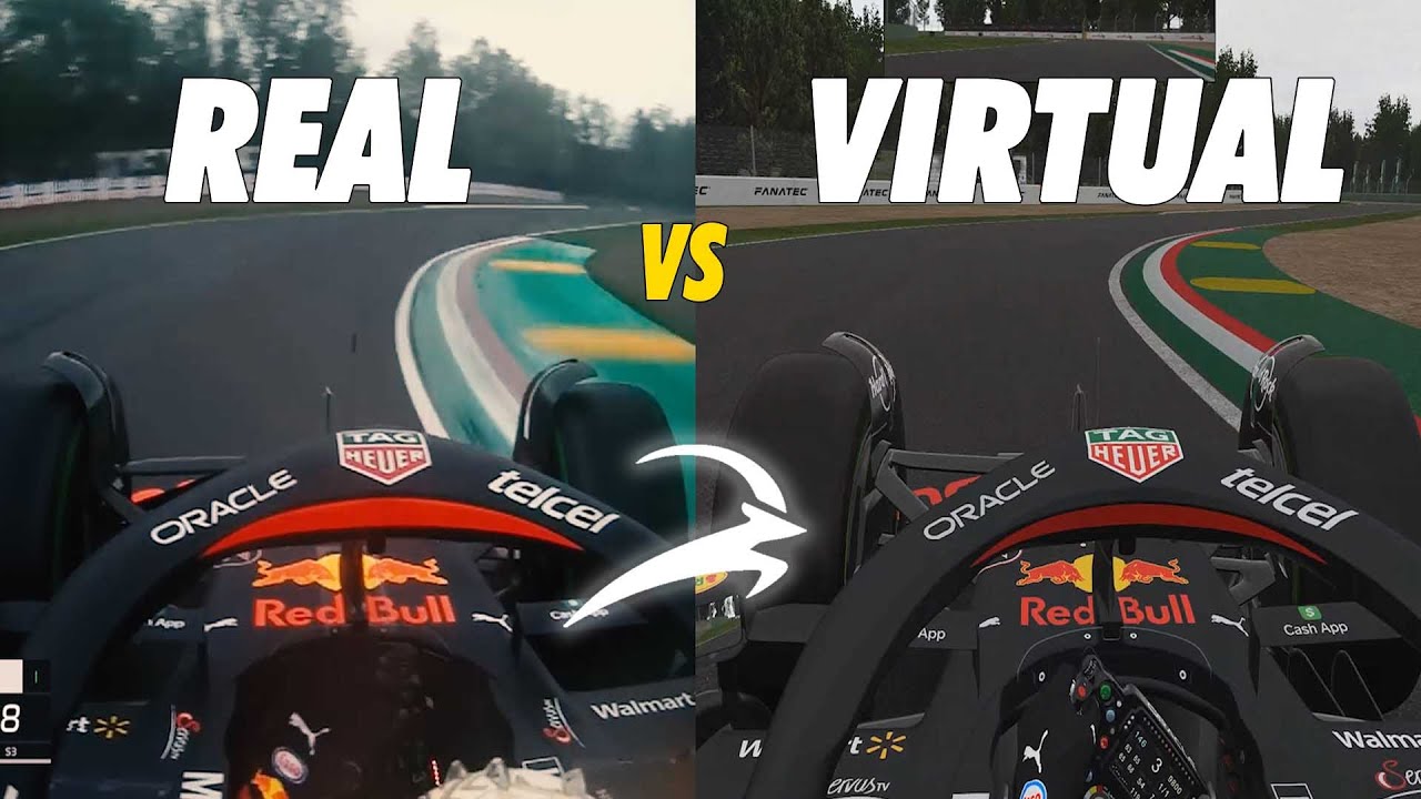 Real VS Virtual | Pole lap around Imola - YouTube