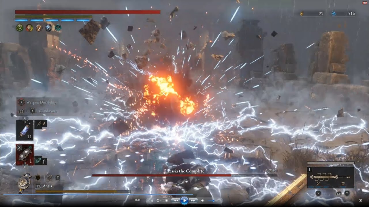 Lies of P - Laxasia the Complete (Seven-Coil Spring Sword, NG+2) - YouTube