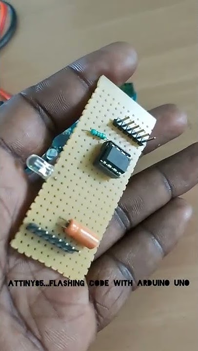 program Attiny85 with Arduino uno - YouTube