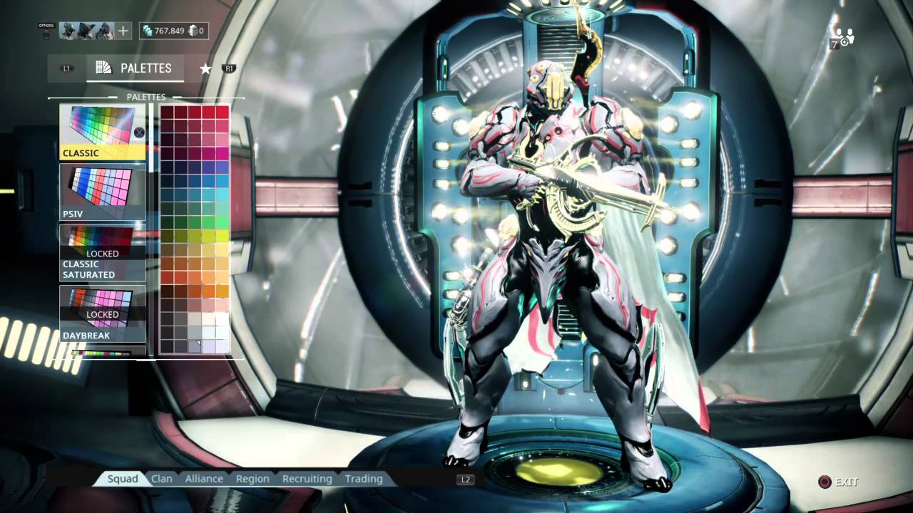 Warframe Rhino p colors - YouTube