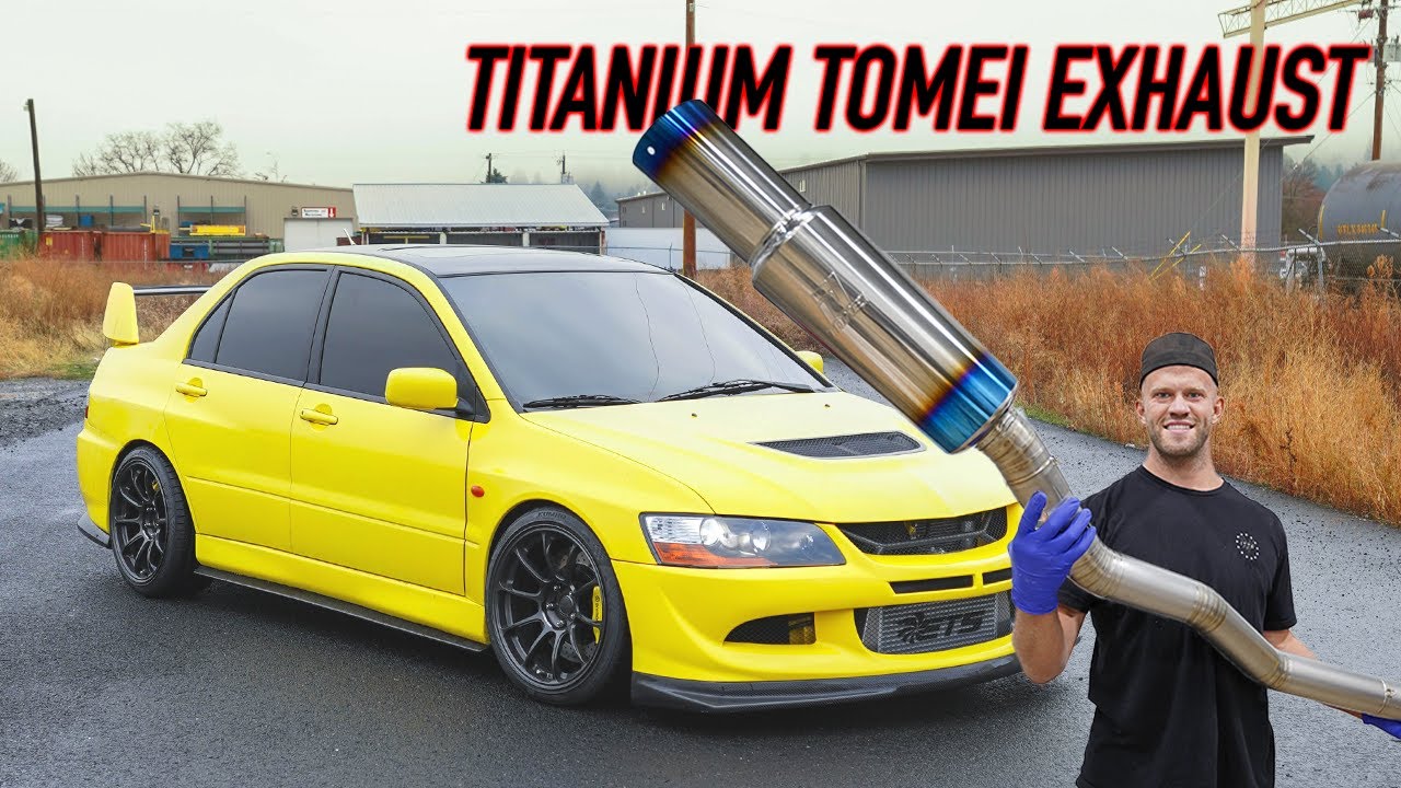 INSTALLING THE BEST (TITANIUM) EVO EXHAUST! - YouTube