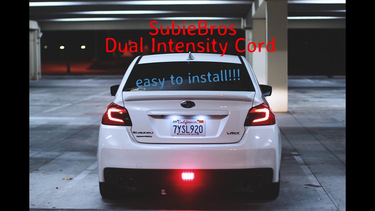 SUBIEBROS Dual Intensity Cord F1 Light - YouTube