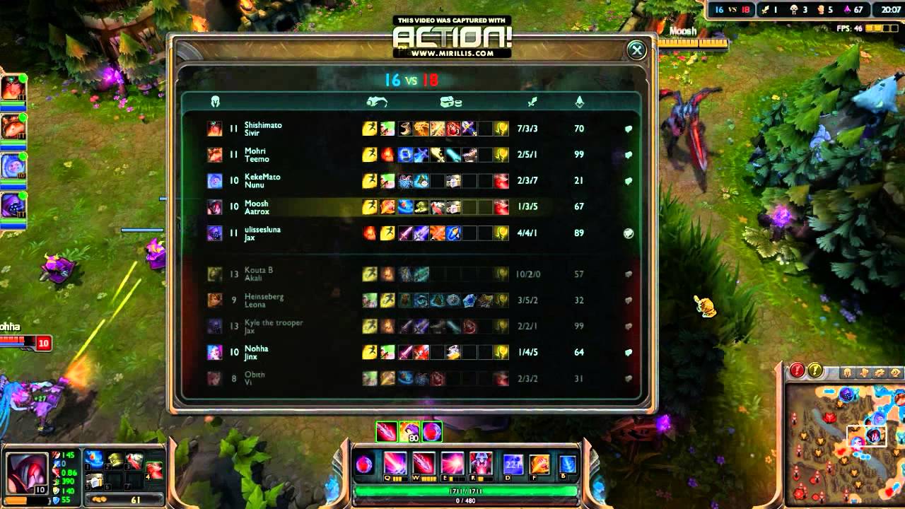 GamePlay LOL #001 - Jg, Aatrox. - YouTube