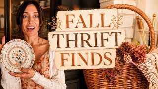 I Went Thrifting for Cozy Fall Decor 🍂 | Here’s What I Found