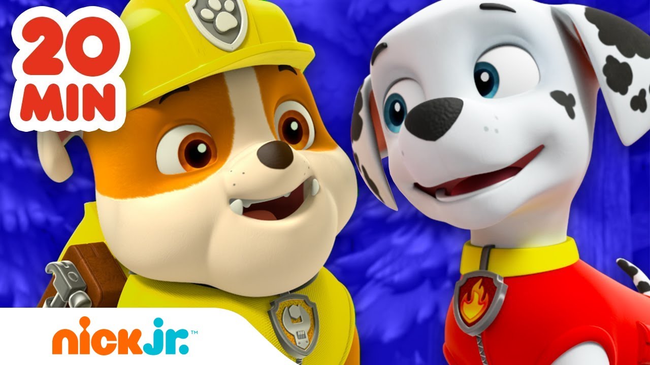 Psi Patrol | 20 minut Przygód Rubble'a i Marshalla! | Nick Jr. - YouTube