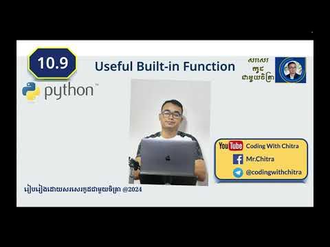 10.9 Useful Built-in Function | Basic Python - Speak Khmer - YouTube