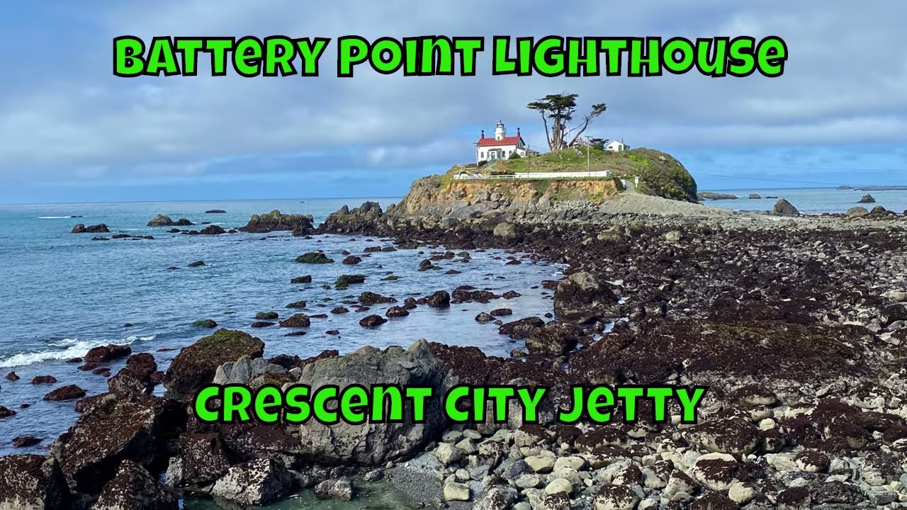 Battery Point Lighthouse and Jetty in Crescent City, California - YouTube