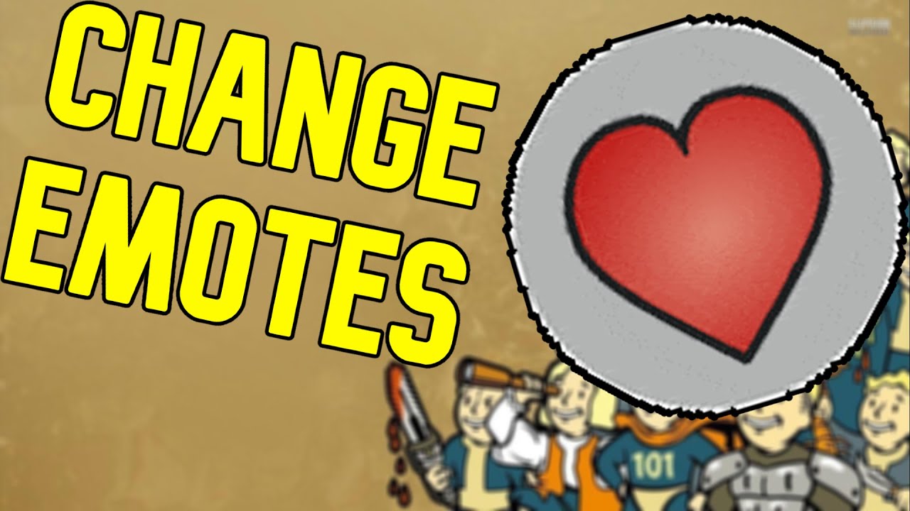 How To Change Emotes - Fallout 76 - YouTube