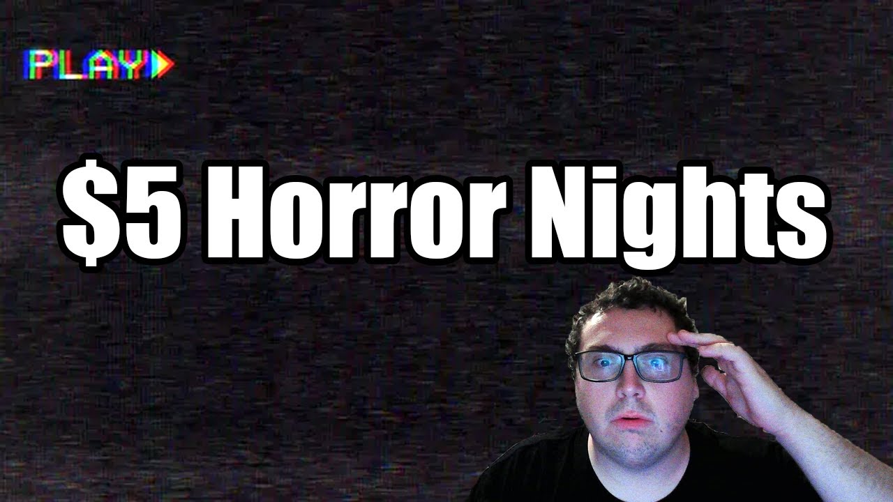 $5 Horror Game Night- I BOUGHT SO MANY HORROR GAMES TO PLAY - YouTube