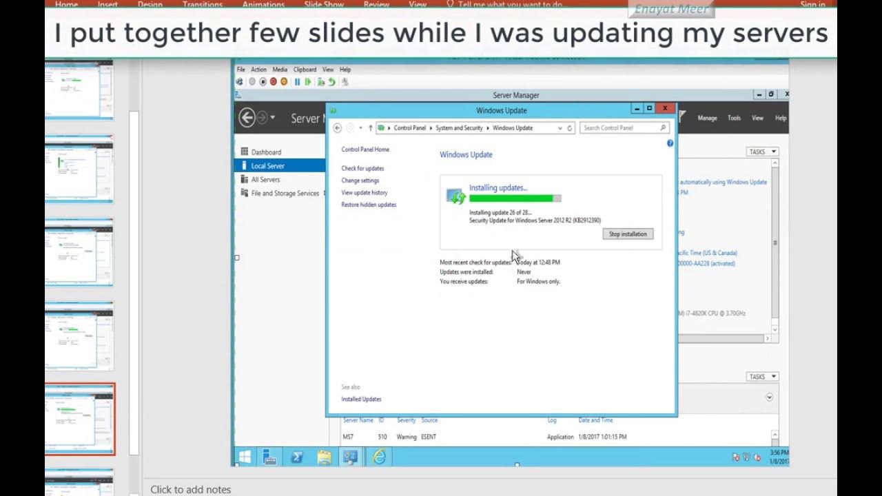Server 2012 SQL Failover Clustering Video 1 - YouTube