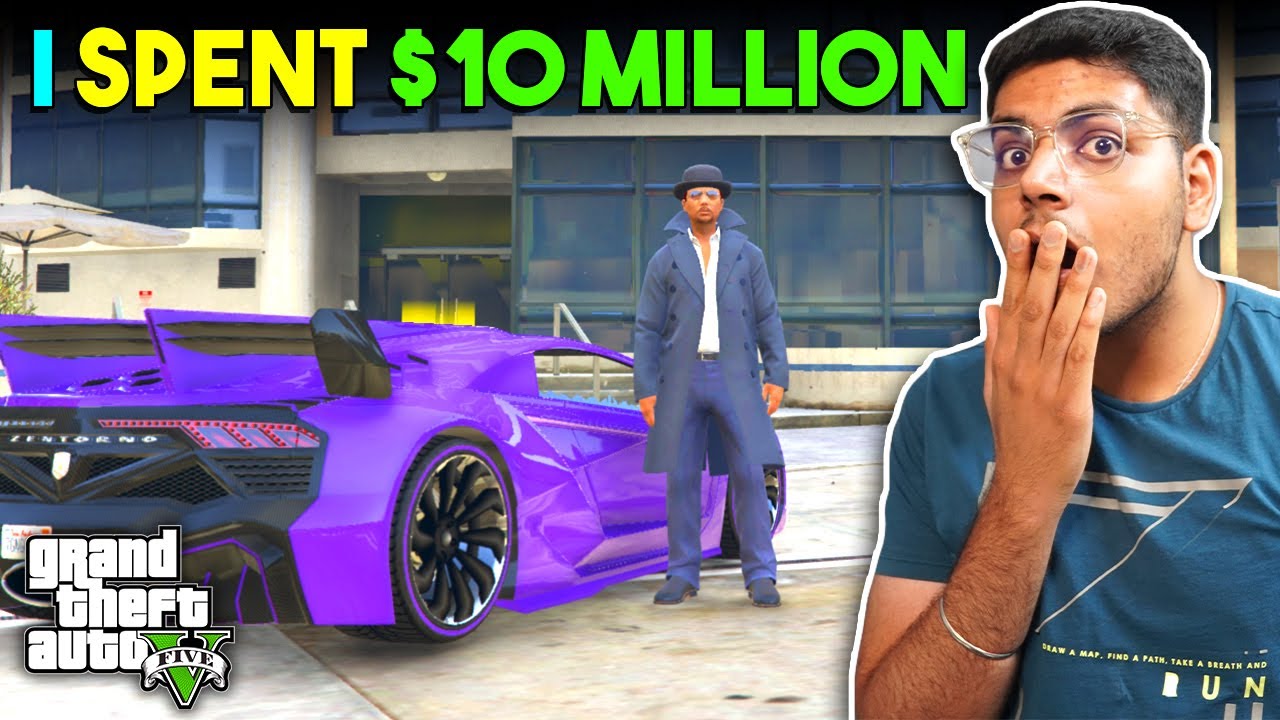 I Spent $10,000,000 On CARS, Houses, Business & More 😱 | GTA 5 Grand RP ...