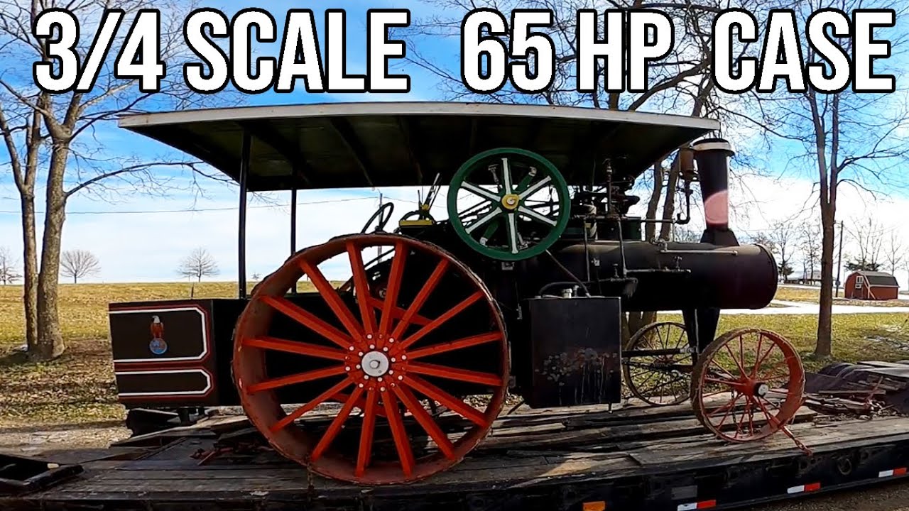 I bought a 3/4 scale 65hp Case Steam Traction Engine - YouTube