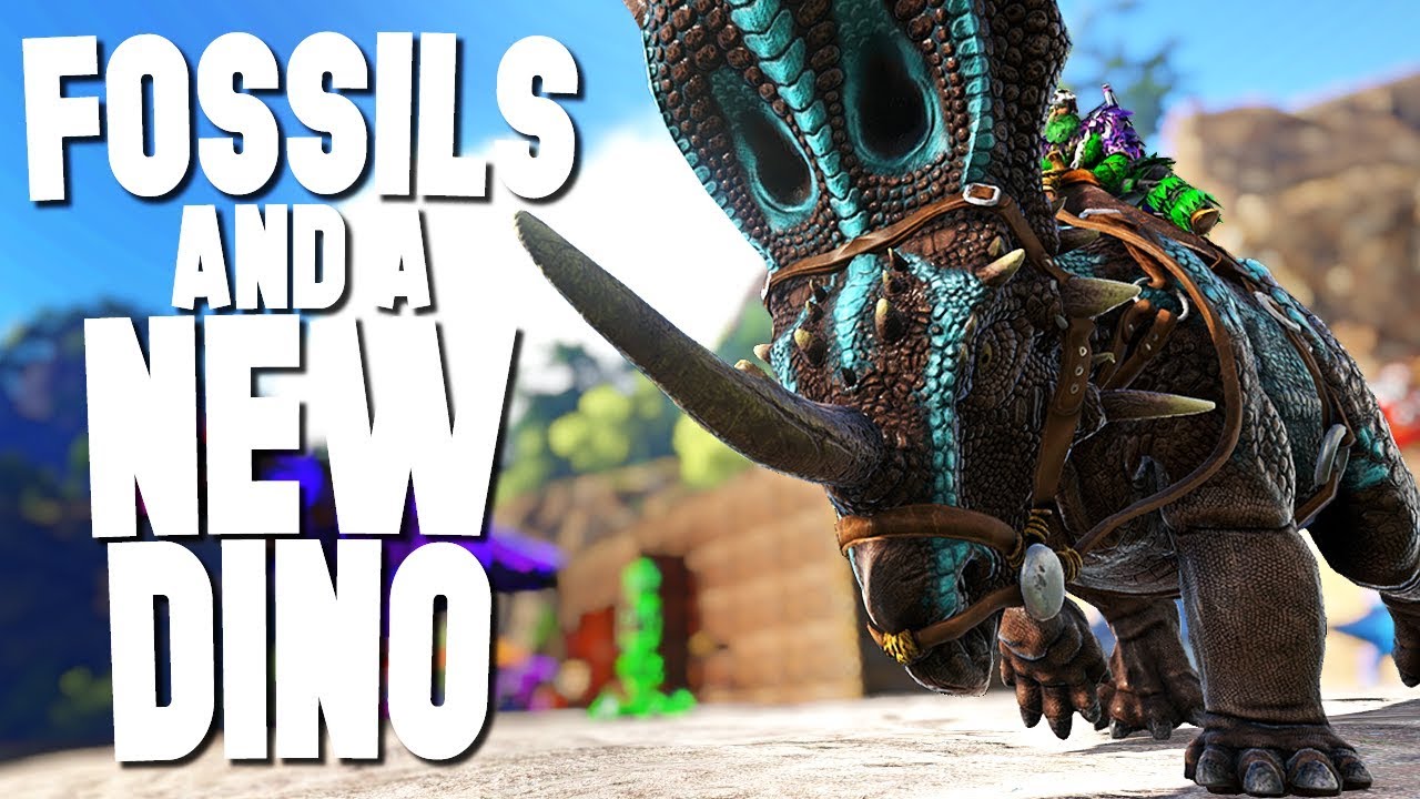 FOSSIL FINDING and a NEW DINOSAUR! - Ark Survival Evolved (Modded ...